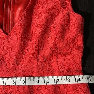 French Connection | Dresses | French Connection Red Dress Lace Size 6 ...